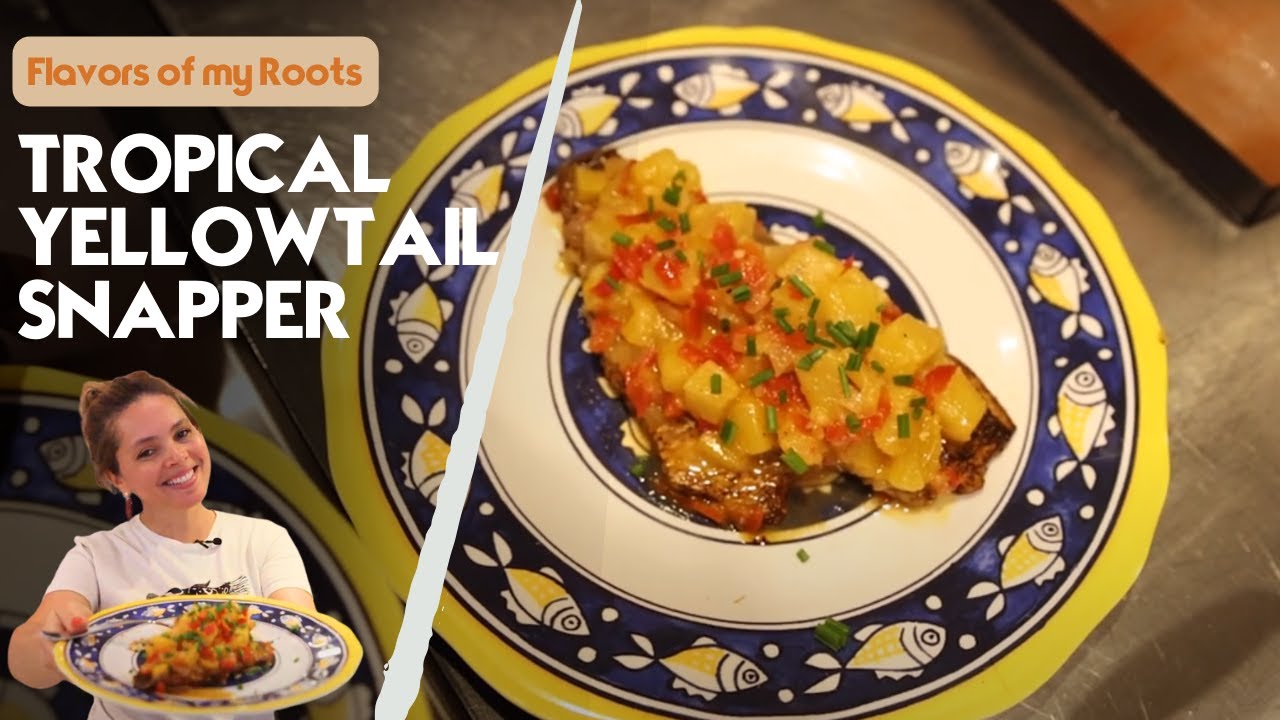 Simple and Tasty: Tropical Yellowtail Snapper in a Few Steps! - YouTube