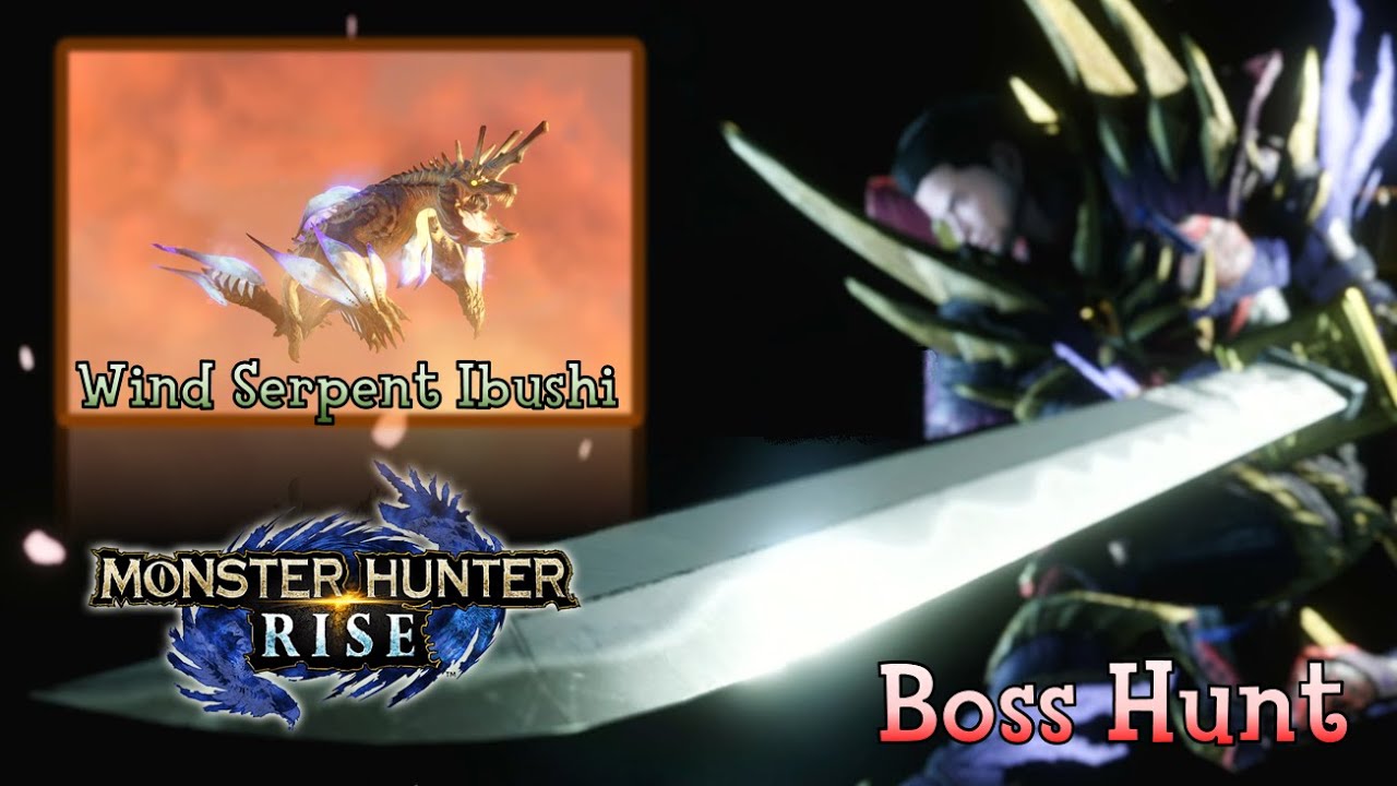 MH Rise - Boss Fight - Wind Serpent Ibushi (Rampage) - YouTube