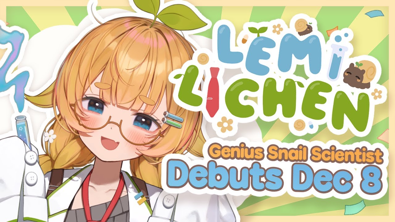 【VTuber Debut】 A Mad Snail Scientist?! 【Lemi Lichen | SVP Infinium ...
