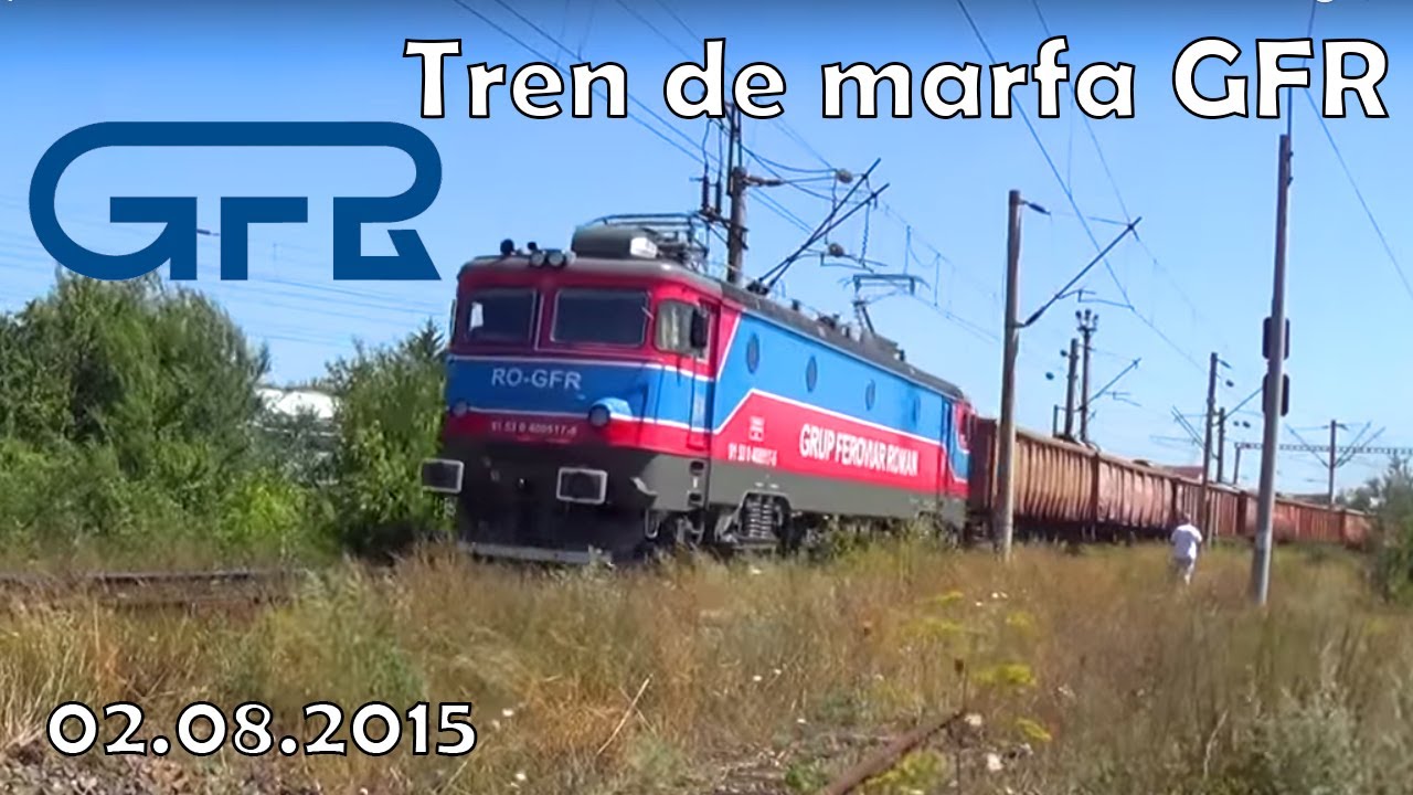 Tren de marfa GFR pleaca din Suceava - 02.08.2015 - GFR freight train ...