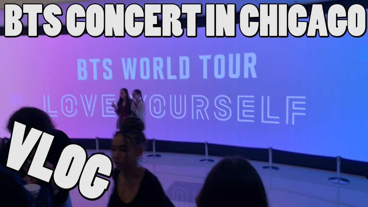VLOG l BTS Concert in Chicago!!! - YouTube