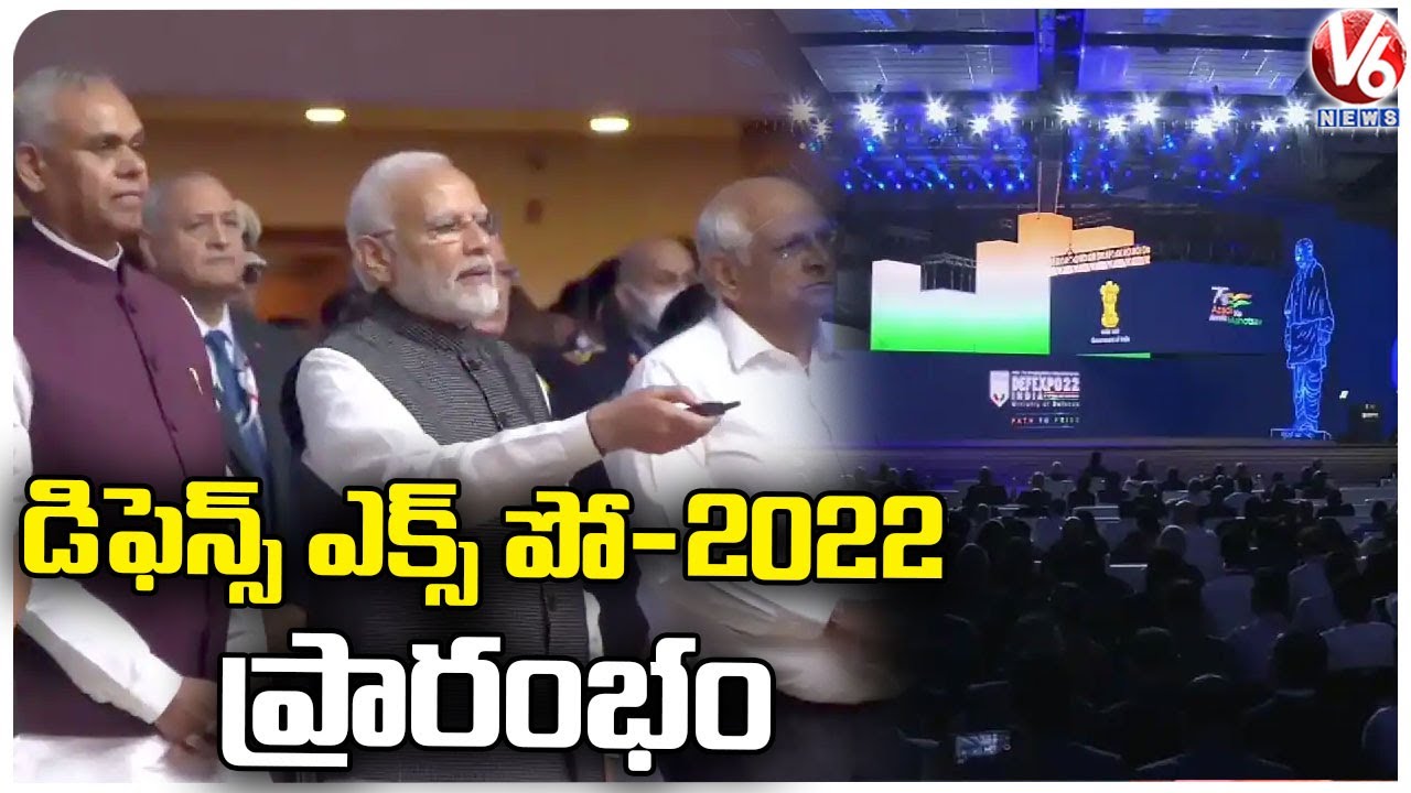 PM Narendra Modi Inaugurates Defence Expo 2022 in Gujarat's Gandhinagar ...