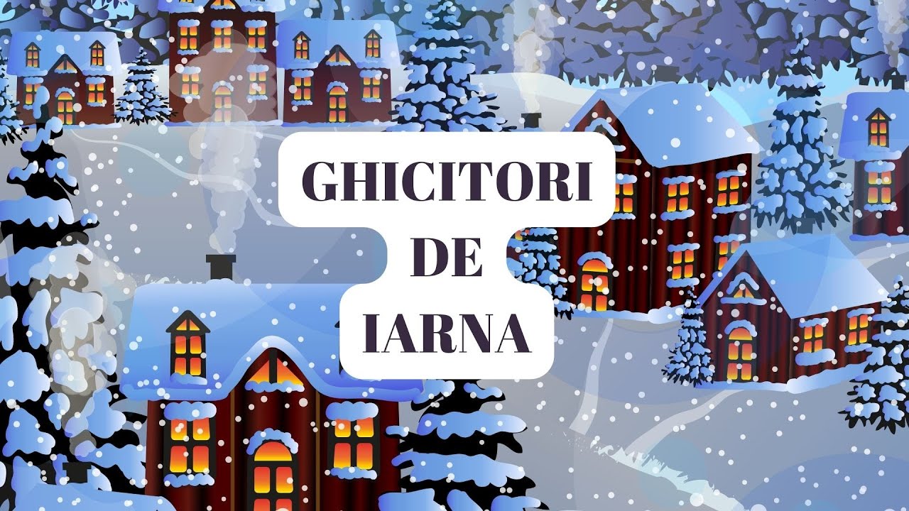 Ghicitori de iarna pentru copii - Ghici ce este? - YouTube