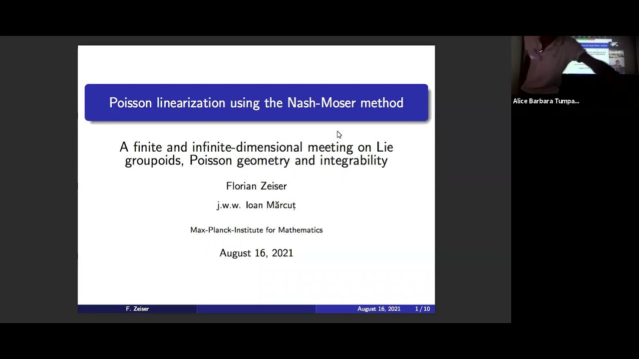 Finite-infinite workshop: Florian Zeiser - Poisson linearization using ...