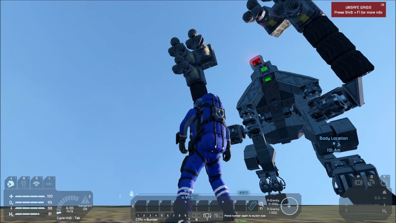 bipedal sledgehammer drone - YouTube
