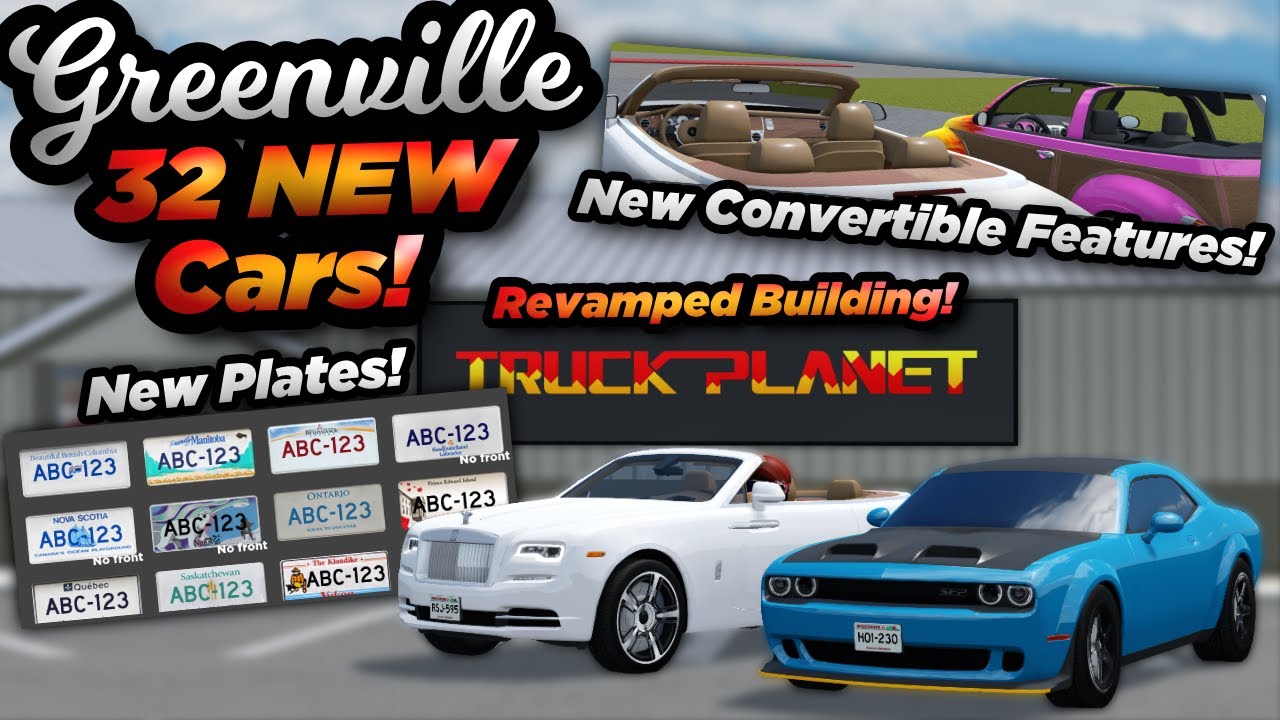 37 NEW CARS, PLATES AND CONVERTIBLE FEATURES + MORE! | Greenville ...