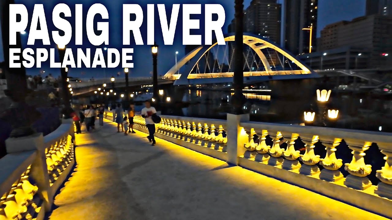PASIG RIVER ESPLANADE very nice view attraction in MANILA, PHILIPPINES ...