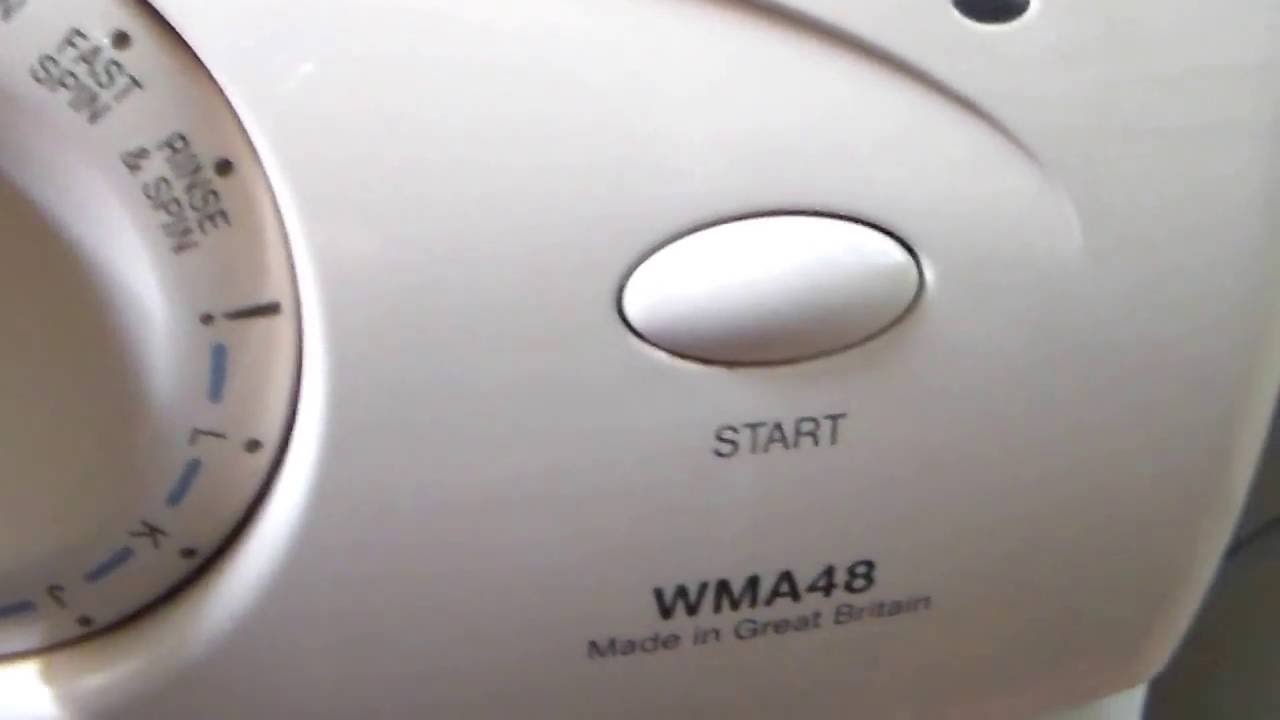 HOTPOINT AQUARIUS EXTRA WMA48 - YouTube
