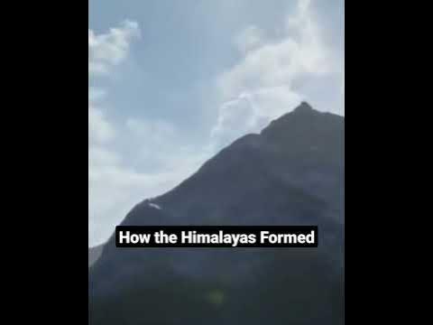 This is how the Himalayas were formed 🤓 #shortvideo #youtube #science - YouTube