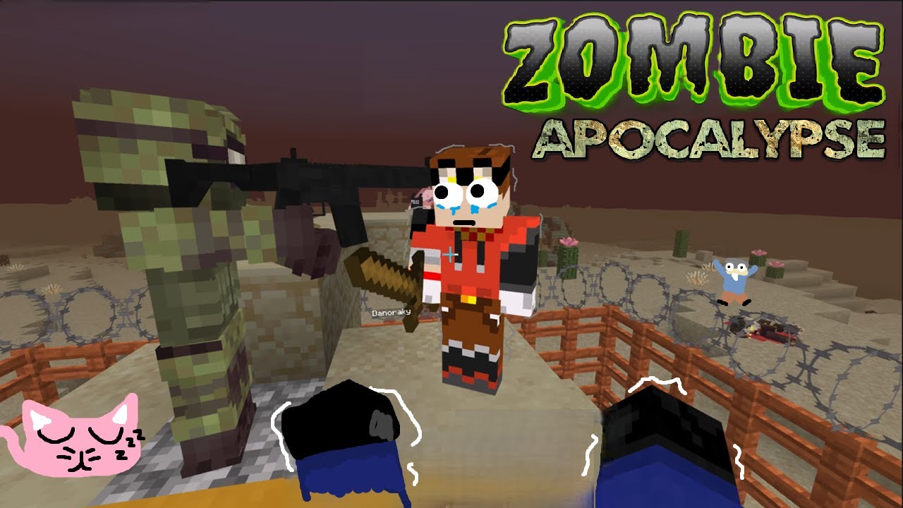 Minecraft but there are creatures known as "Zombies" - YouTube