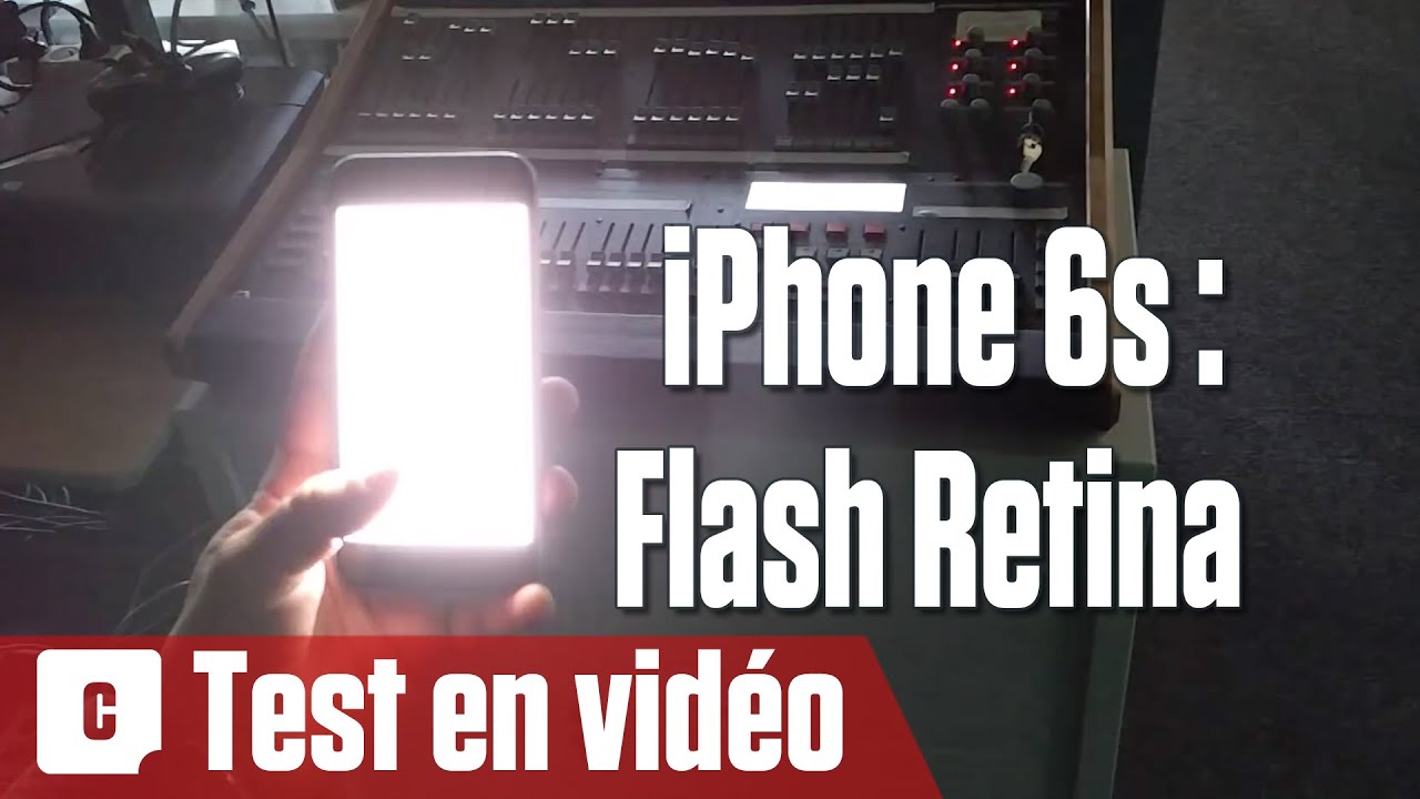 iPhone 6s : démonstration du flash retina - YouTube