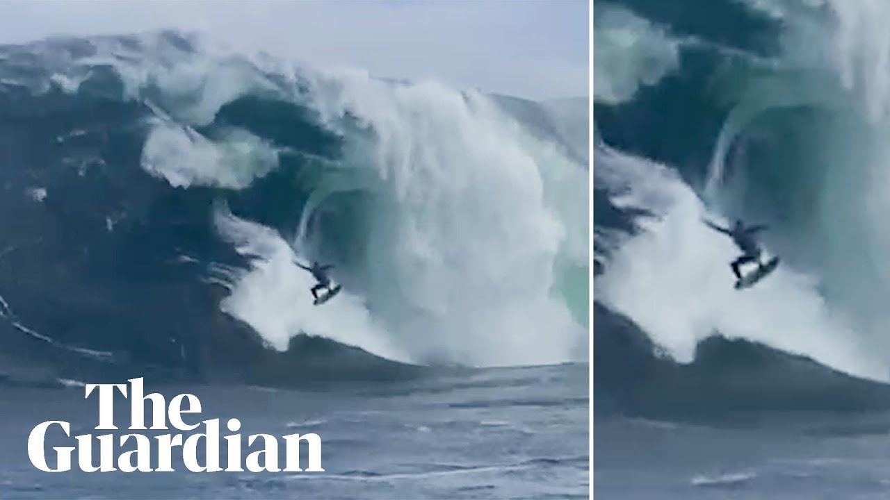 Wipeout: surfer Mikey Brennan survives massive Shippies hit in Tasmania ...