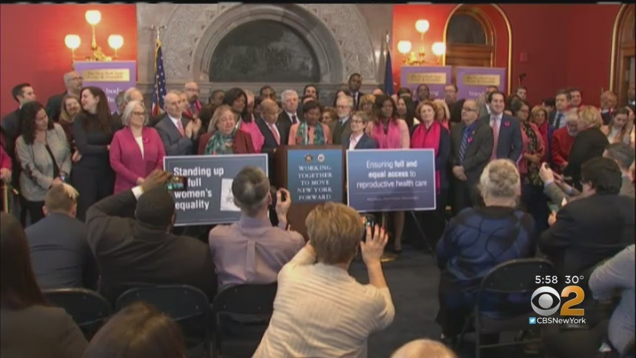 New York Legislature Passes Reproductive Health Act - YouTube