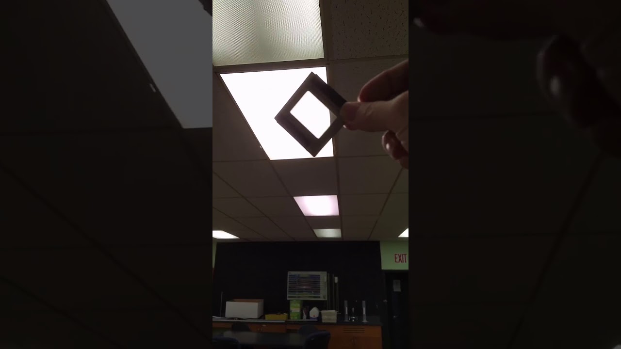 Polarization experiment 1 - YouTube