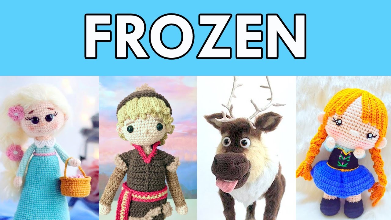 Disney’s Frozen Amigurumi Crochet Pattern Roundup! - YouTube