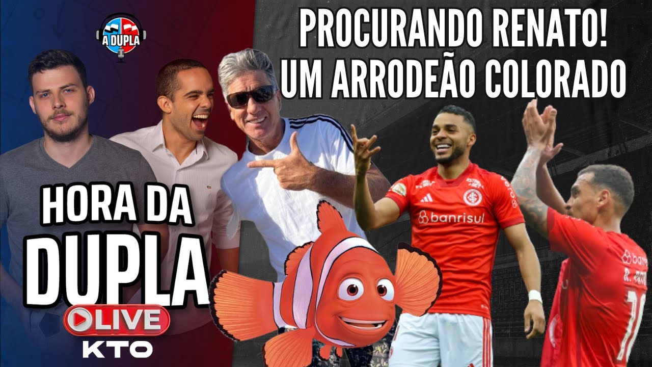 🔵🔴 A Hora da Dupla KTO: LIVE PÓS GRENAL | Inter amassou | Renato foi ...
