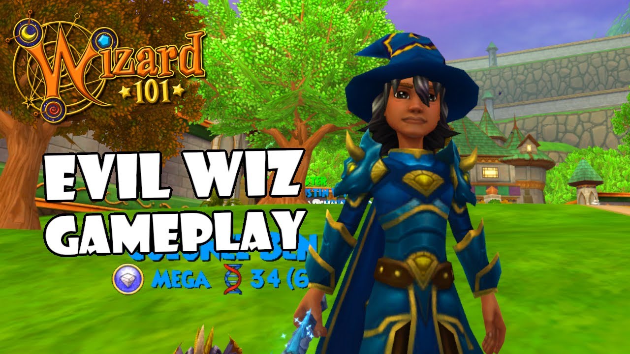 Wizard101: That EVIL Wiz Gameplay - YouTube