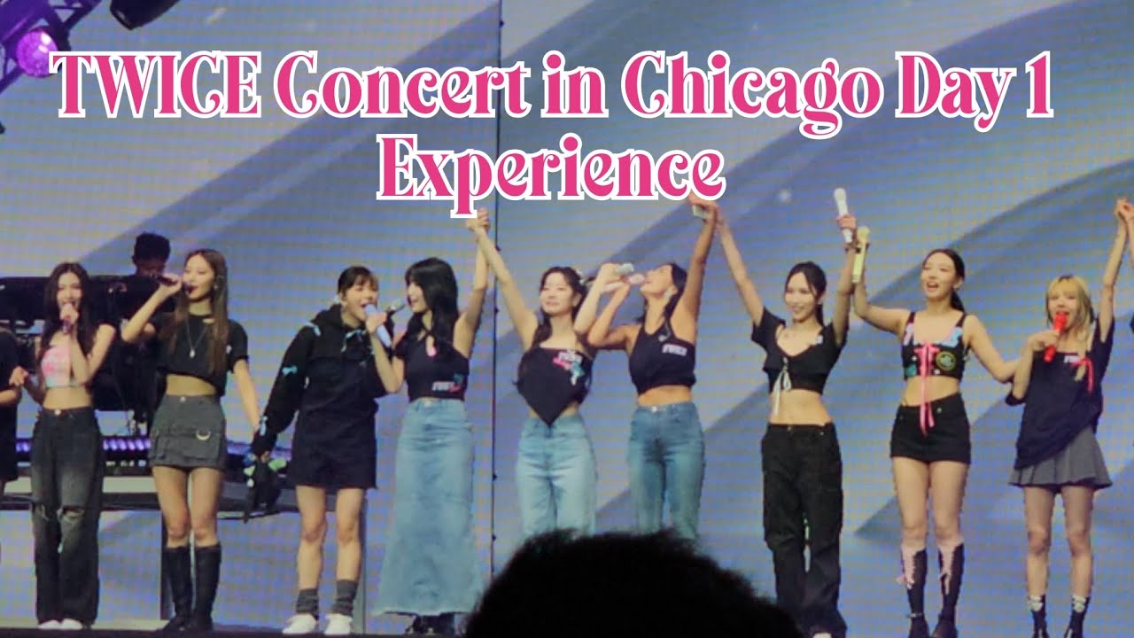 TWICE Concert in Chicago Day 1 Experience - YouTube