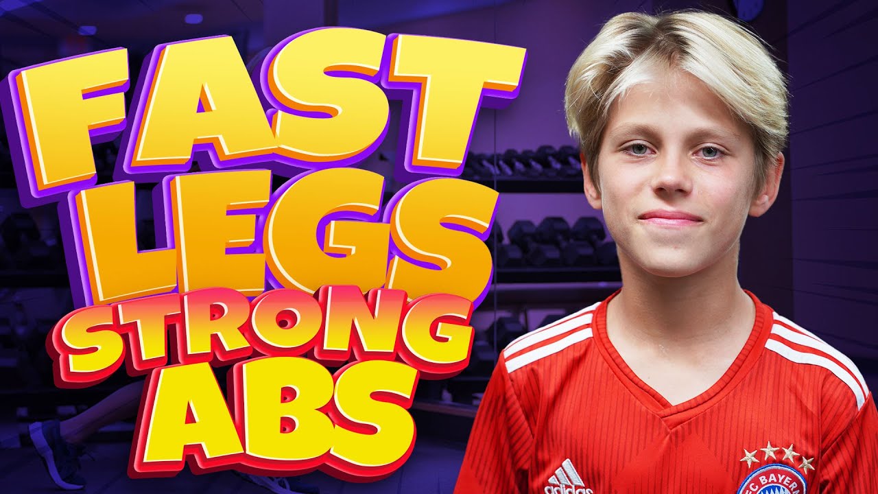Kids Workout for Future Football Stars ║ Fast Legs and Strong Abs ...