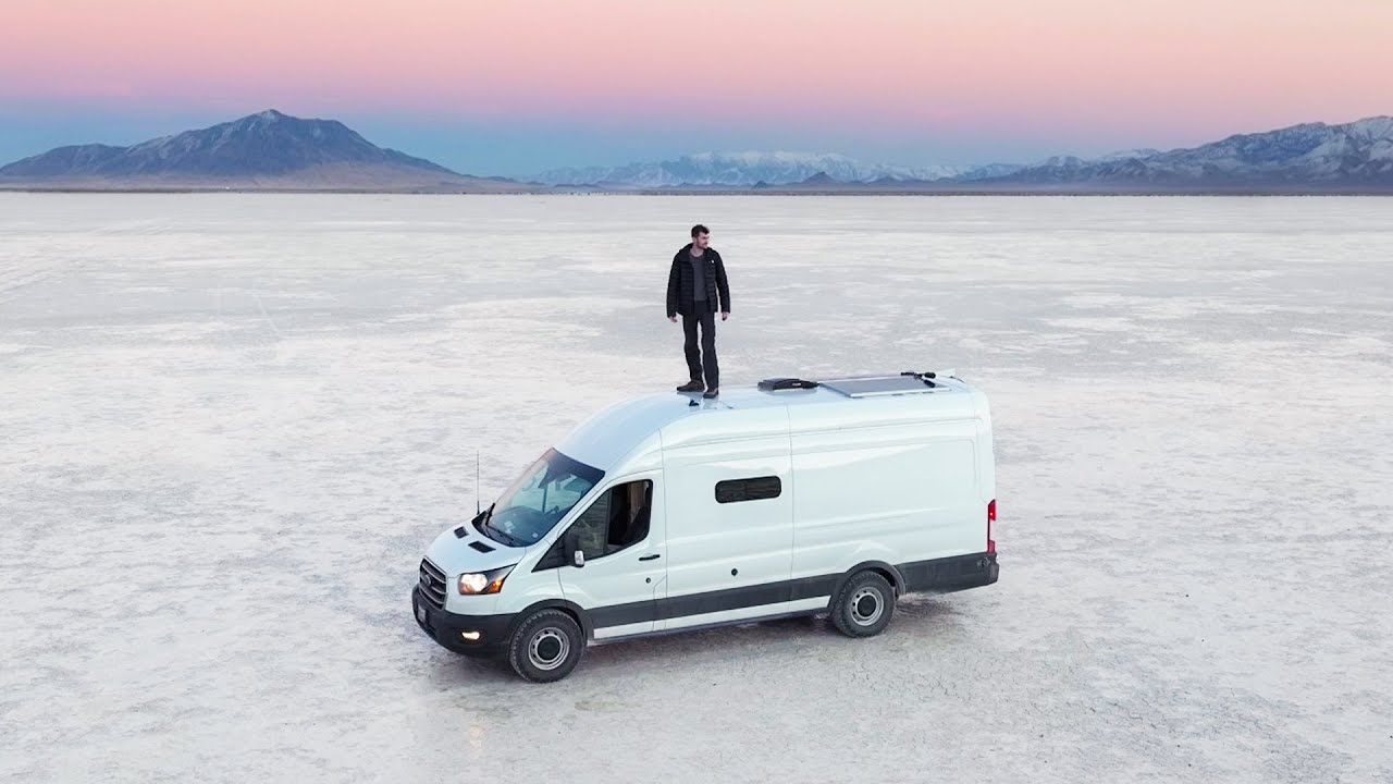 Camping on a SALT FLAT! | Van Life Adventure - YouTube