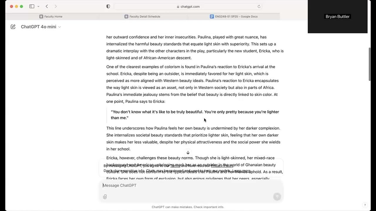 Issues with Chat GPT LIterature Assignments - YouTube