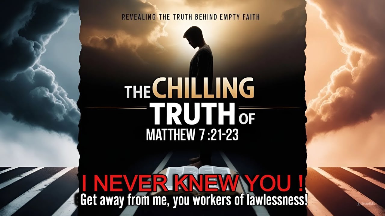 The Chilling Truth of Matthew 7:21-23: Unveiling the Reality of Empty ...