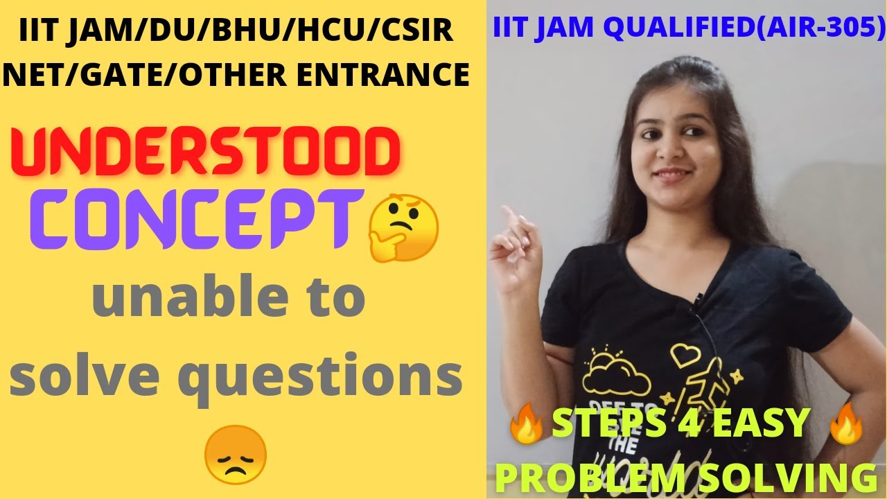 STEPS for EASY PROBLEM SOLVING🔥Understood the concept but unable to ...