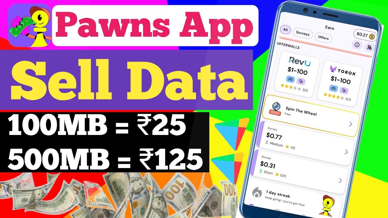 Sell Mobile Data And Earn money | data sell karke paise kaise kamaye ...