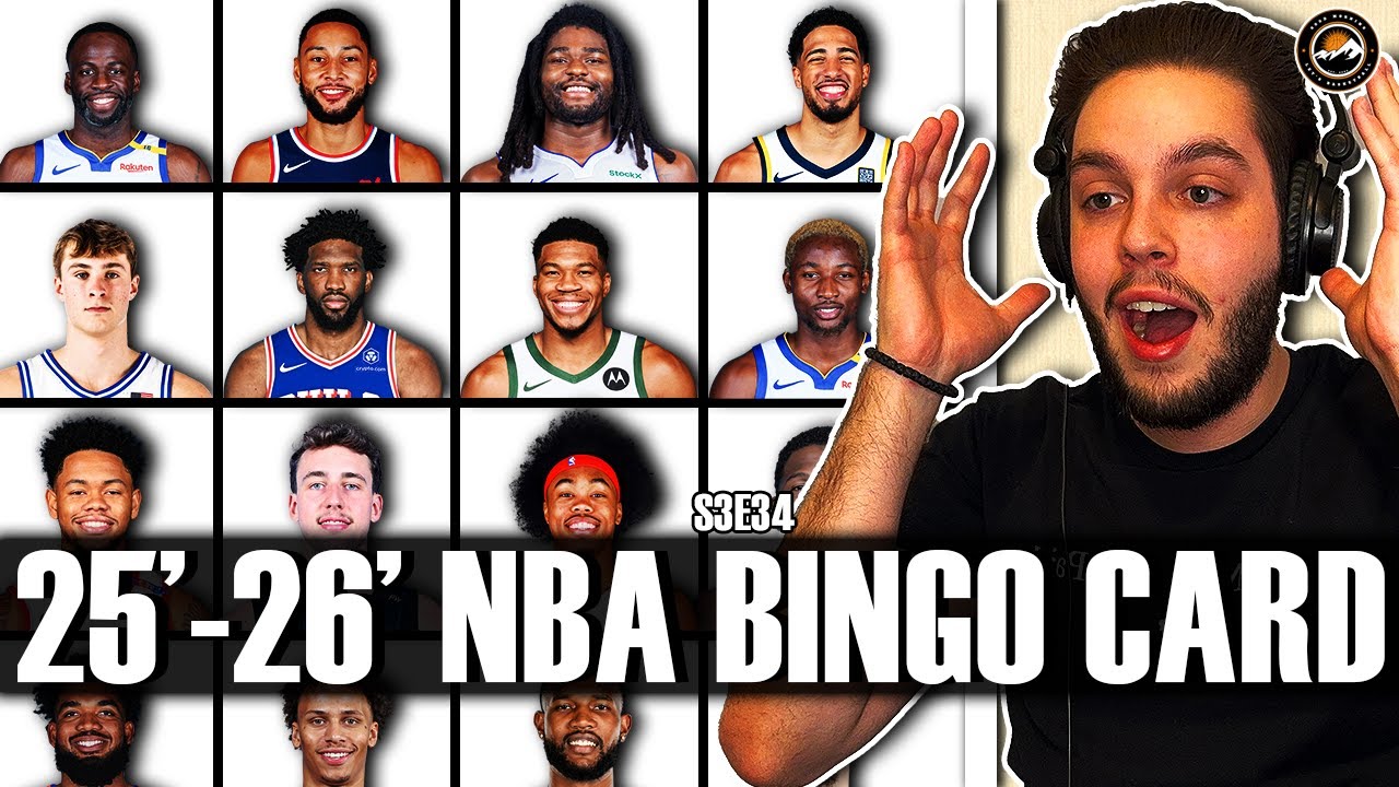 GMLB's 25'-26' NBA Season Bingo Card! - YouTube