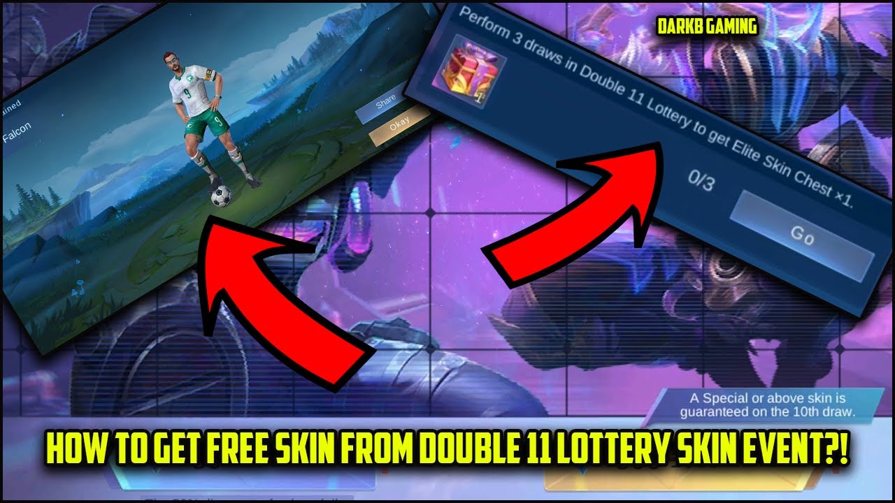 How To Get Free Skin From Double 11 Lottery Skin Event | Mobile Legends ...