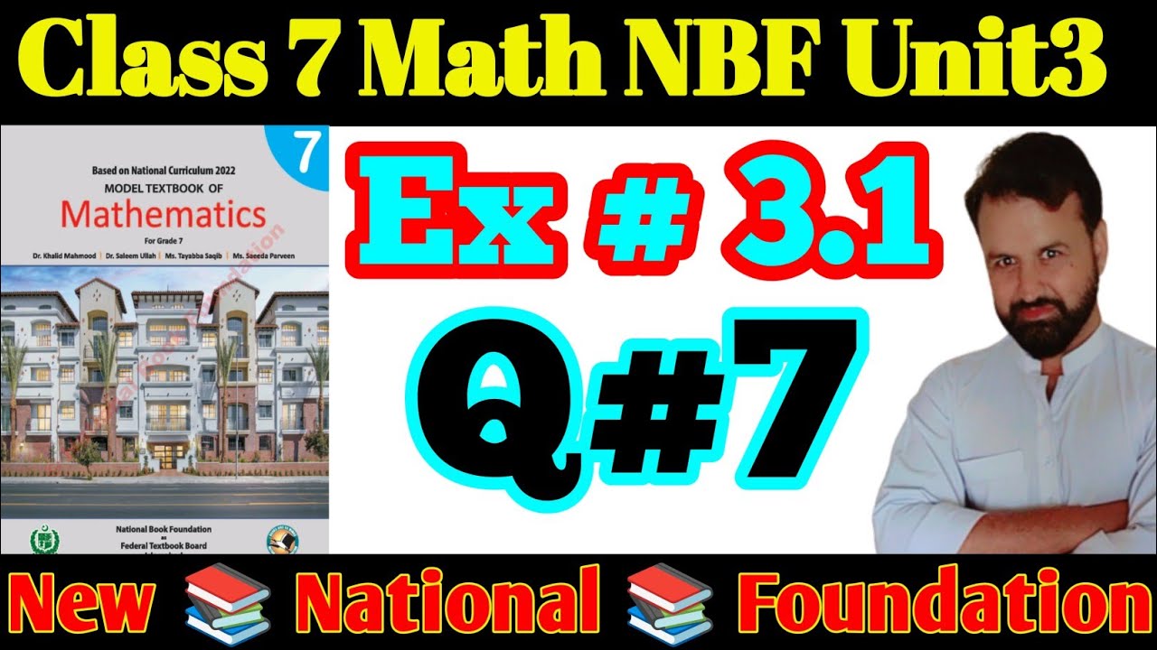 Class 7 Math NBF Exercise 3.1 Q7 Rate,Ratio Proportion|Class 7 Math Ex ...
