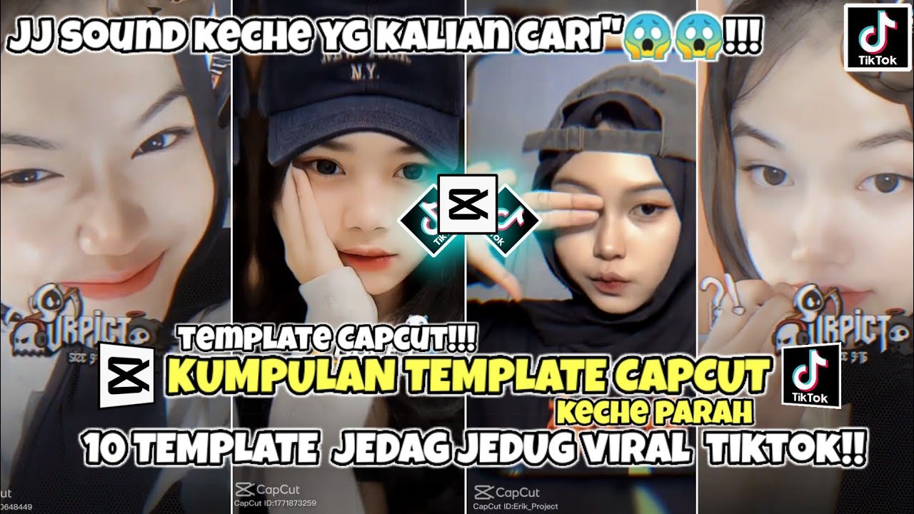 KUMPULAN 10 TEMPLATE JEDAG JEDUG CAPCUT FYP TIKTOK TERBARU TREND TIKTOK!! - YouTube