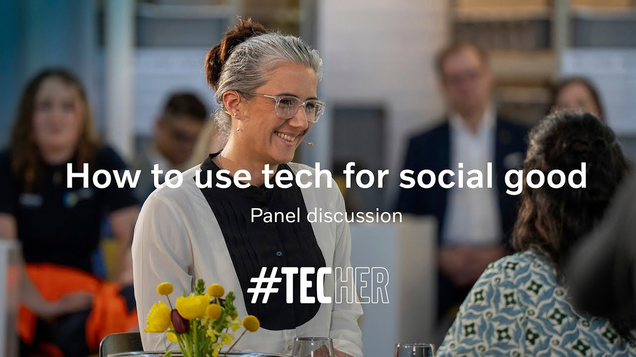 Using tech for social good – Panel discussion – #tecHER 2025 - YouTube