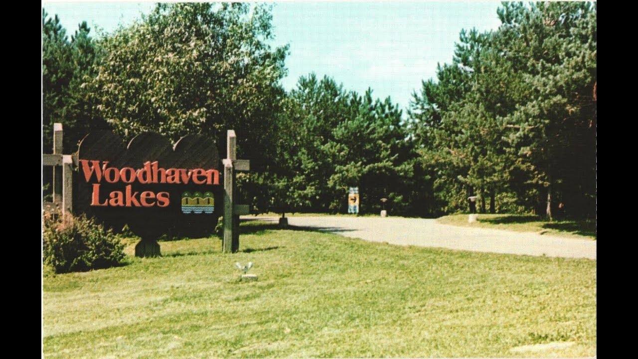 Woodhaven Lakes Campground - Woodhaven Drive East & West tour - YouTube