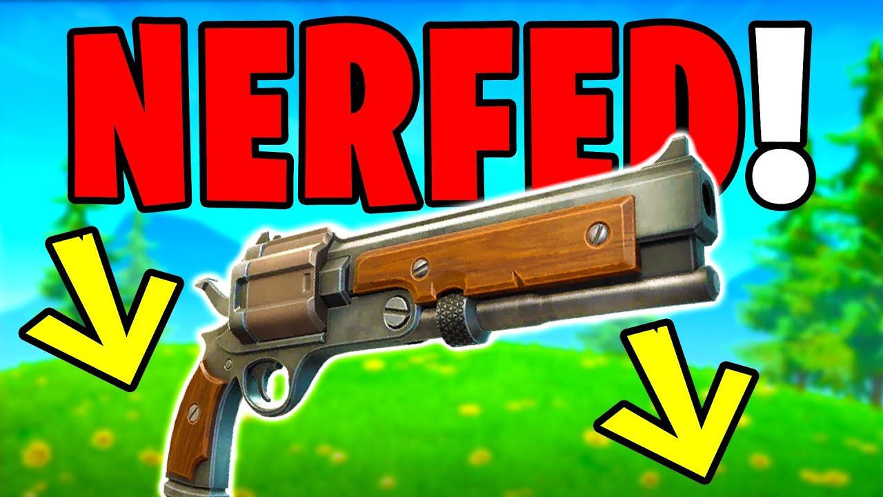 Fortnite just NERFED the Mammoth Pistol! (Less Damage) - YouTube