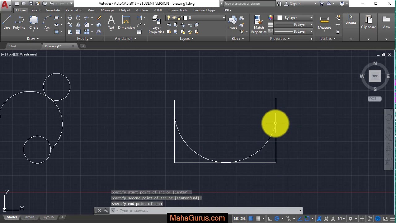 How To Create Arc Using Three Points In AutoCAD Three Points Arc How To Create Arc Using Three Points In AutoCAD Three Points Arc