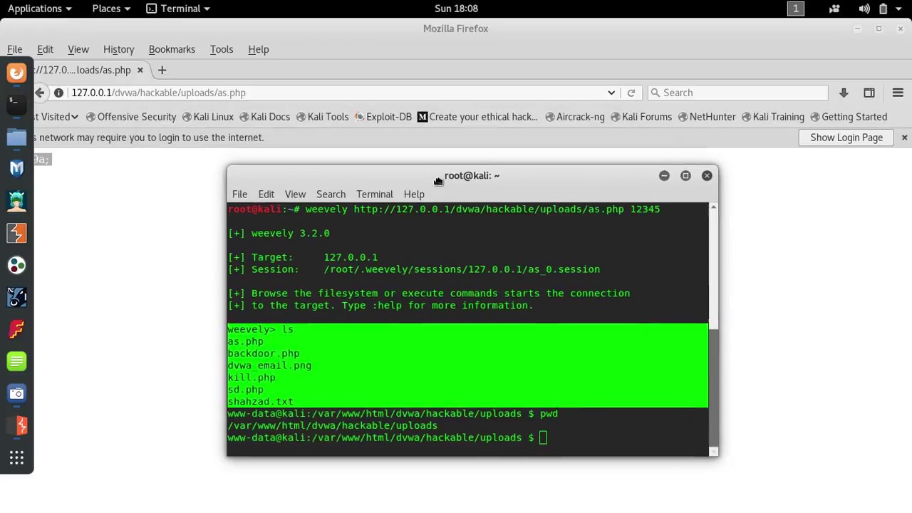 DVWA File Upload On Low Medium High Security - YouTube