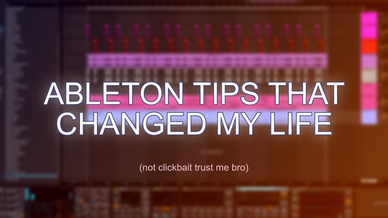 5 ABLETON TRICKS I USE EVERYDAY - YouTube