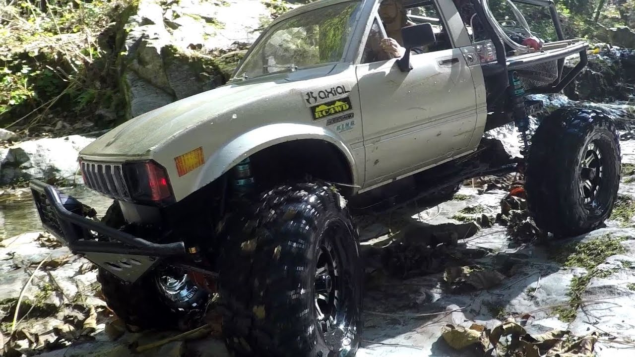 Axial SCX10 II Hilux #3-2 2019.10.26 - YouTube