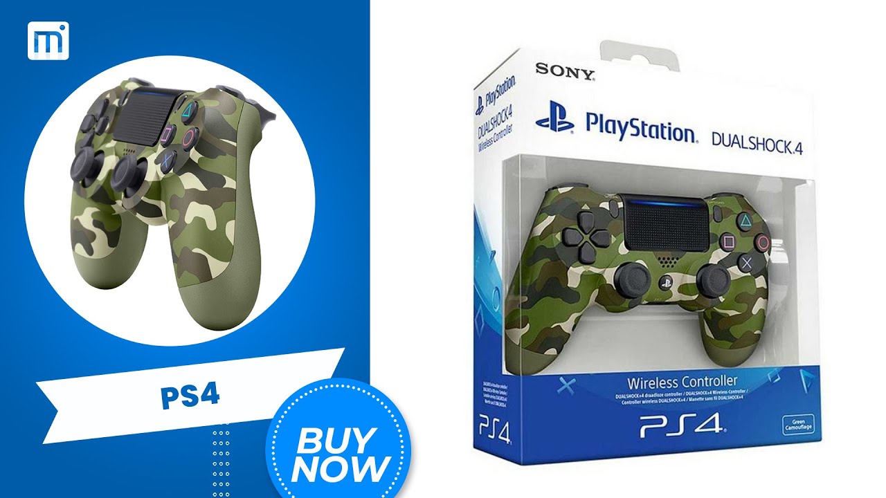 DUALSHOCK 4 Wireless Controller For PS4™ Green Camouflage - YouTube