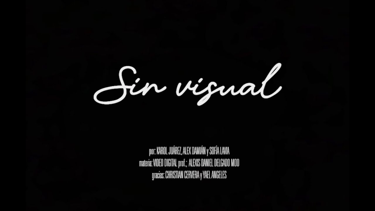 Sin Visual - Video Musical - YouTube
