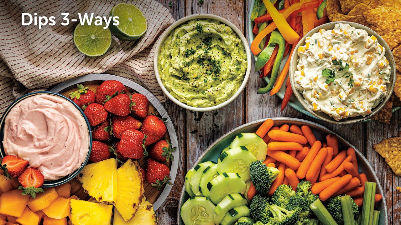 Dips 3-Ways - YouTube