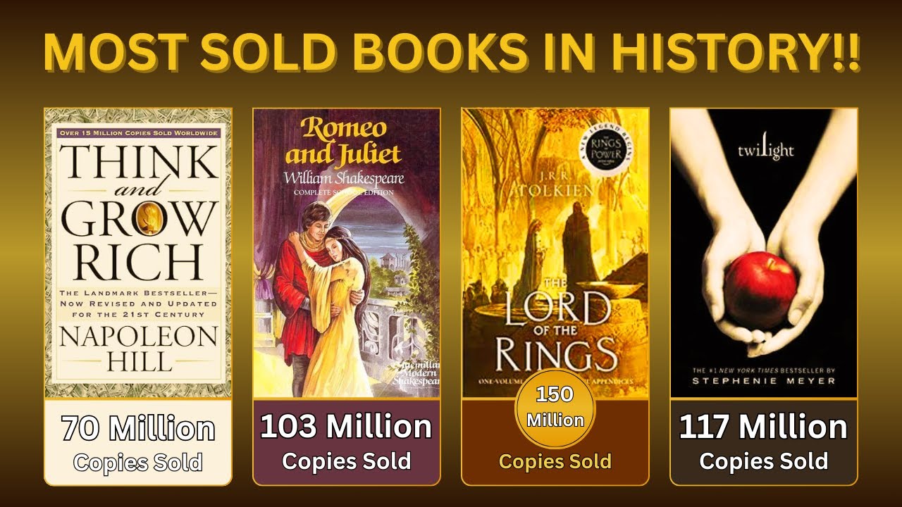 Best Selling Books in History – Ranked by Copies Sold (2025) - YouTube