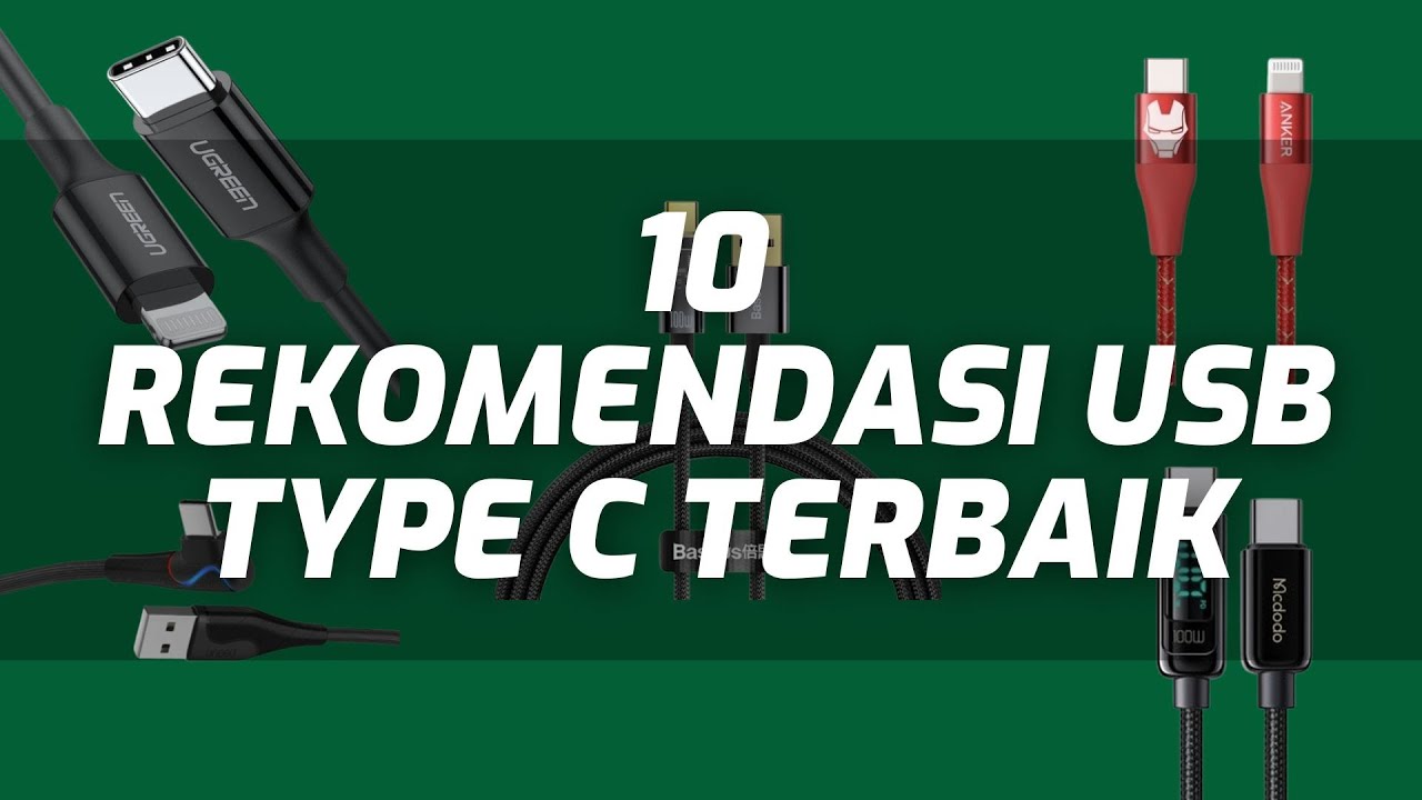 10 REKOMENDASI USB TYPE C TERBAIK - YouTube