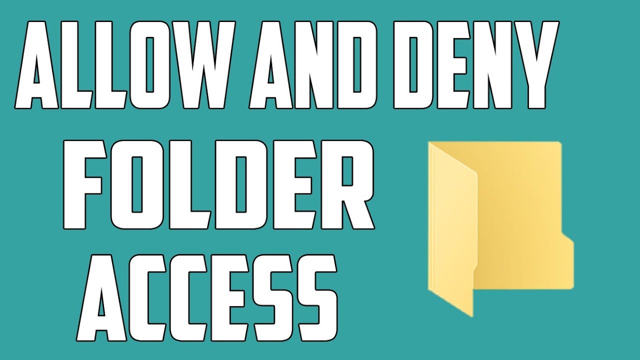 How To Allow And Deny Folder For Your Users In Windows 10 Tricknology How To Allow And Deny Folder For Your Users In Windows 10 Tricknology
