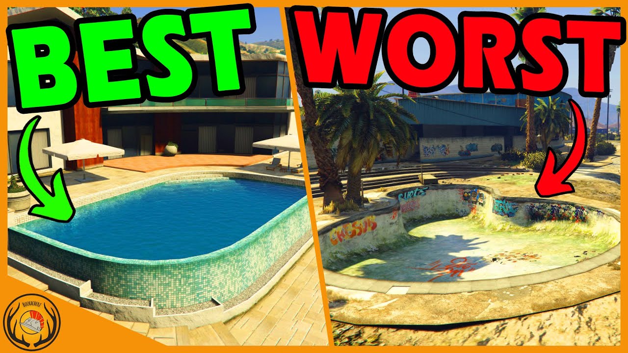 Ranking All 259 Pools in GTA 5 - YouTube