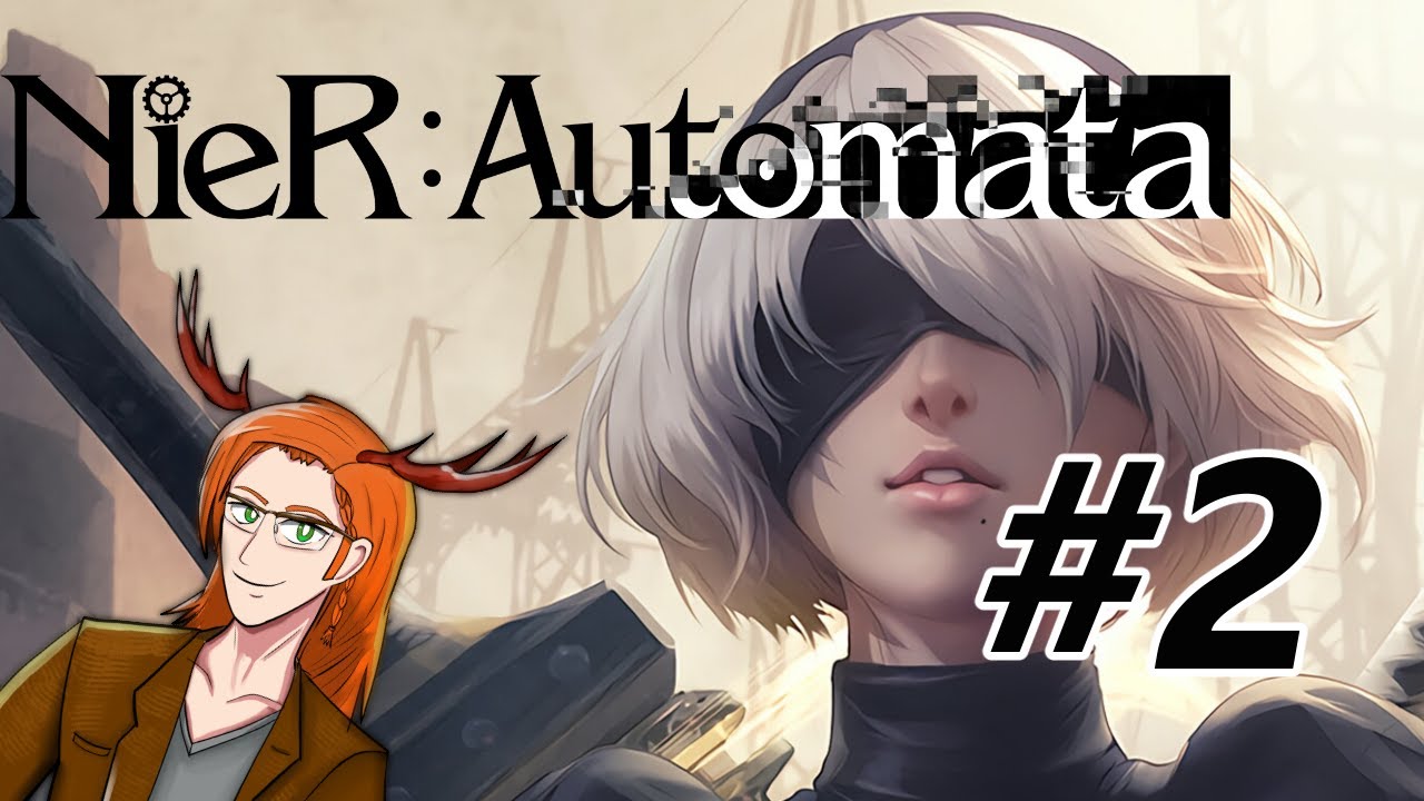 Nier: Automata- #2B Running around at the speed of pound - YouTube