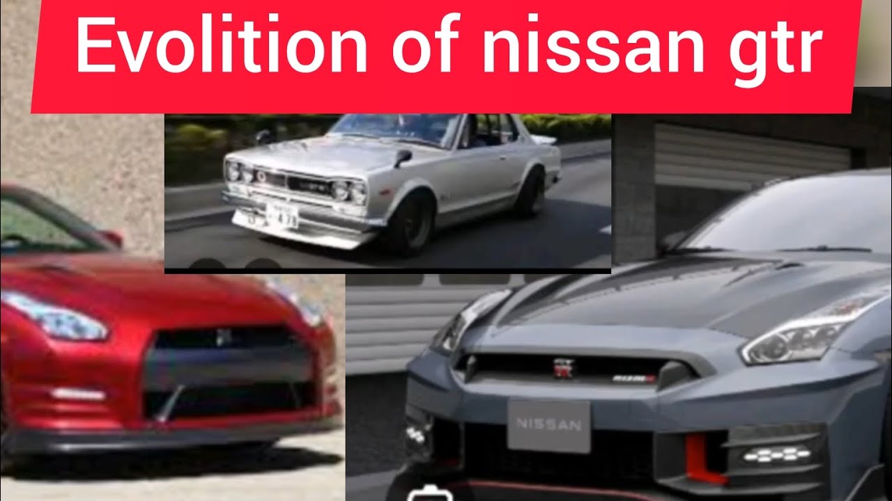 Evolution of nissan gtr 1971 to 2025 part 2 - YouTube