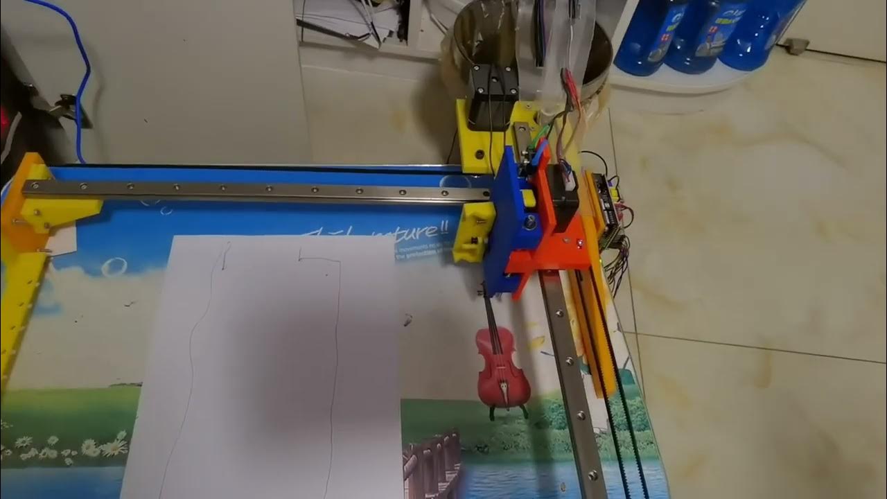 DIY Pen Plotter with Automatic Tool Changer | CNC Drawing Machine - YouTube