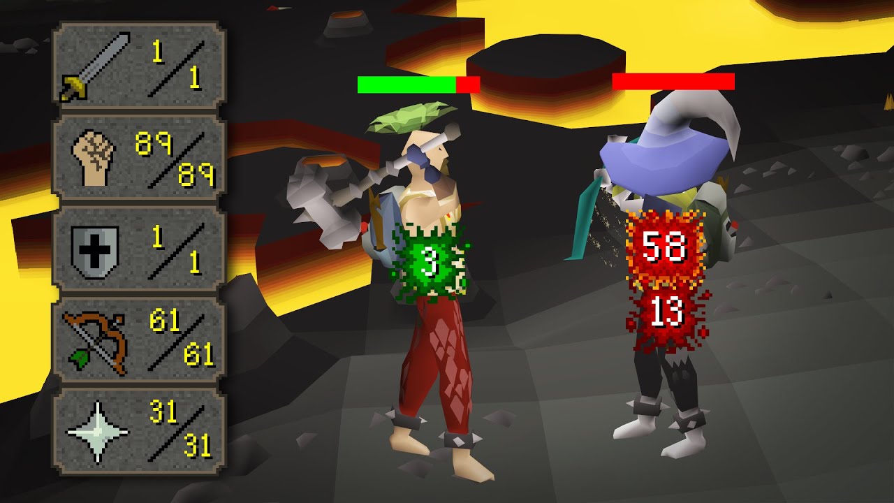 This 1 Attack Account is the Strongest Pure In Runescape - YouTube